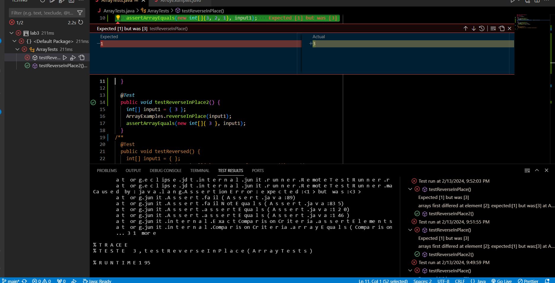 Lab Report 3 - Bugs and Commands (Week 5) | cse-15l-lab-report